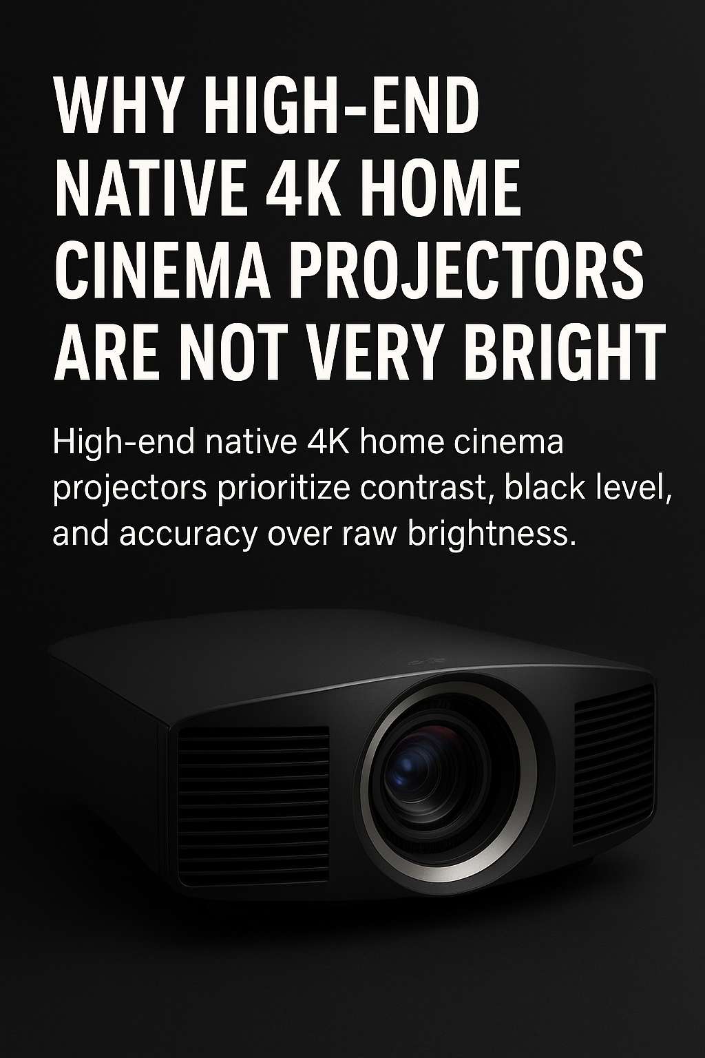 Why High-End Native 4K Home Cinema Projectors Aren’t Extremely Bright ...