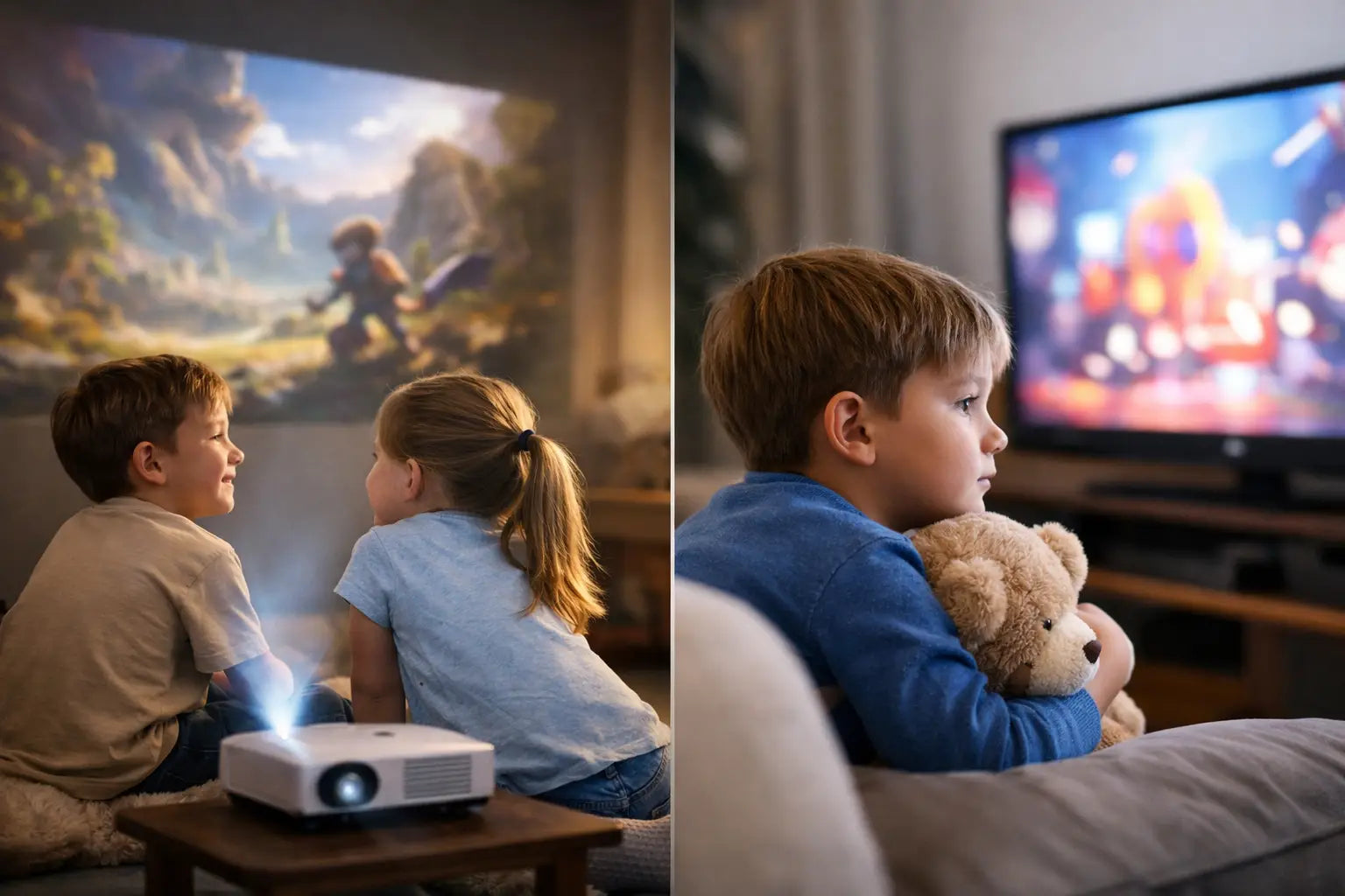 Is Projector Better for Kids Eyes Than TV? – INNOVATIVE Projectors ...