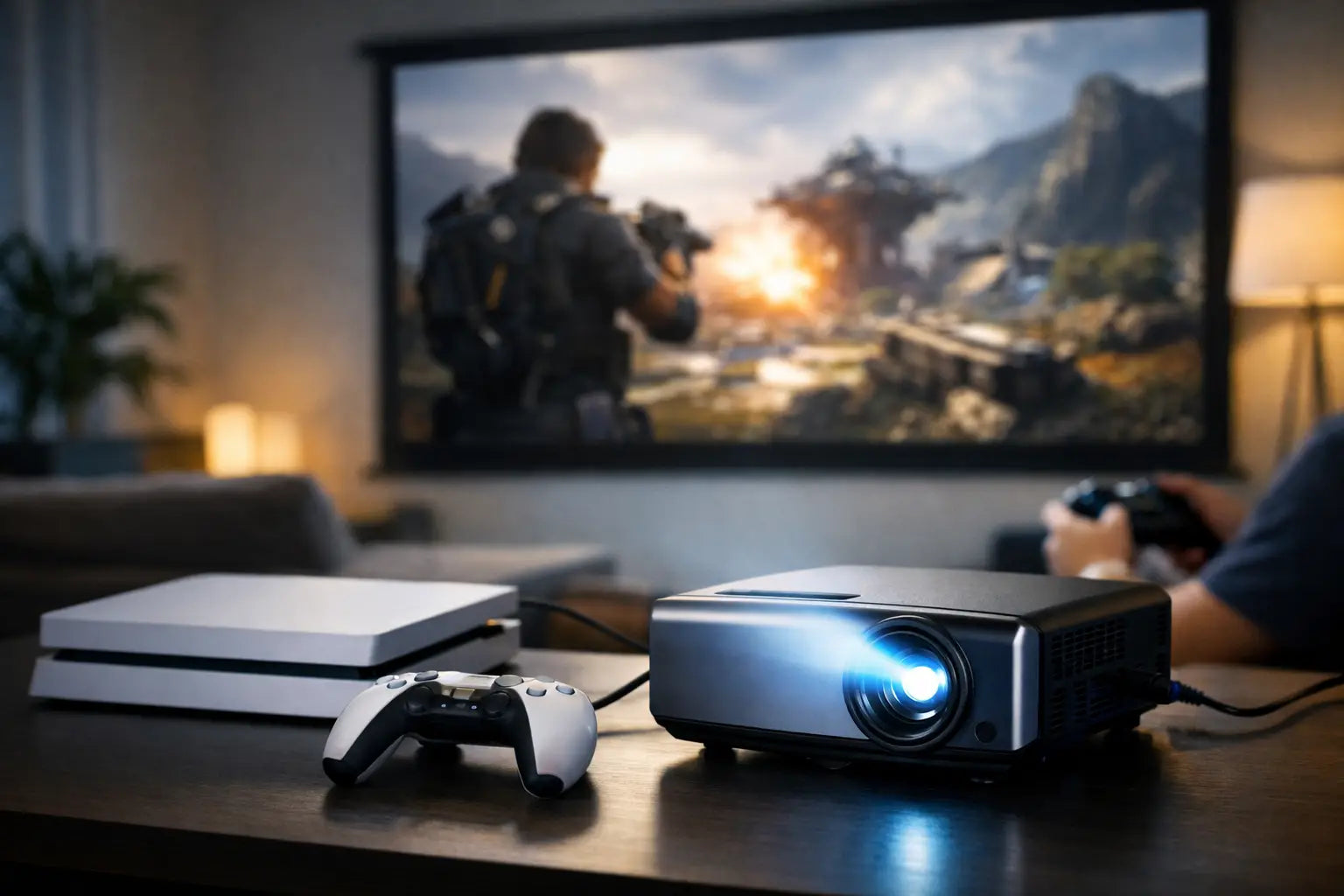 Playstation on a Projector: What Matters – INNOVATIVE Projectors Singapore