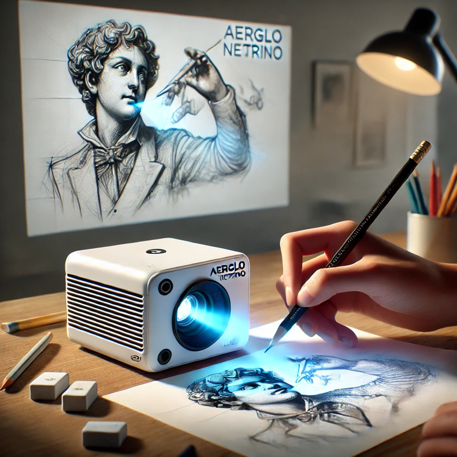 How to Draw Anywhere with Aerglo Neutrino: The Mini Cube Projector ...