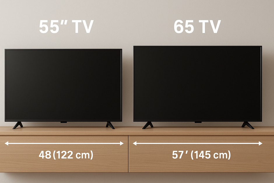 55 Inch TV vs 65 Inch TV: Which Size Fits Your Home Best in 2025 ...