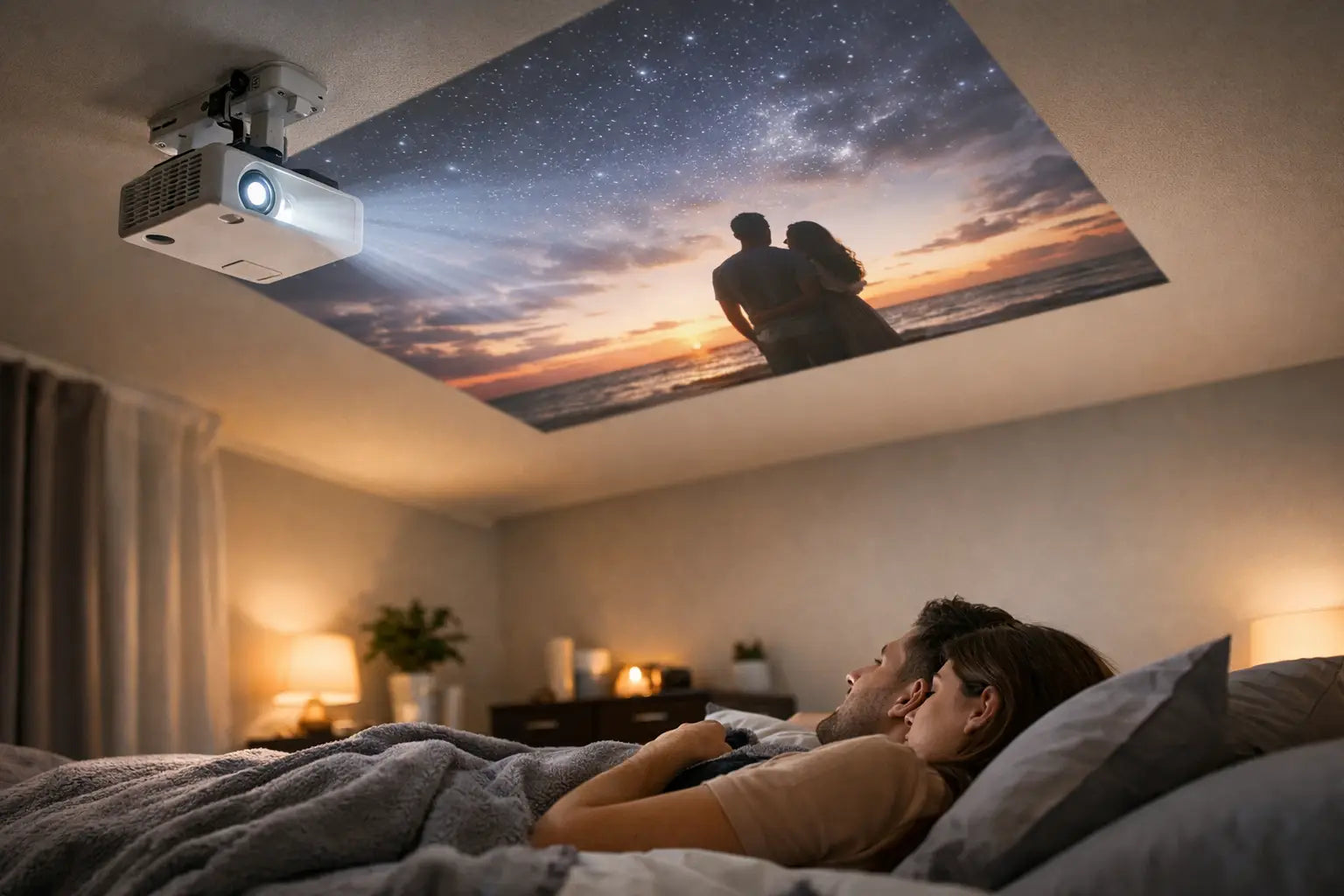 Best Projector for Bedroom Ceiling Viewing – INNOVATIVE Projectors ...