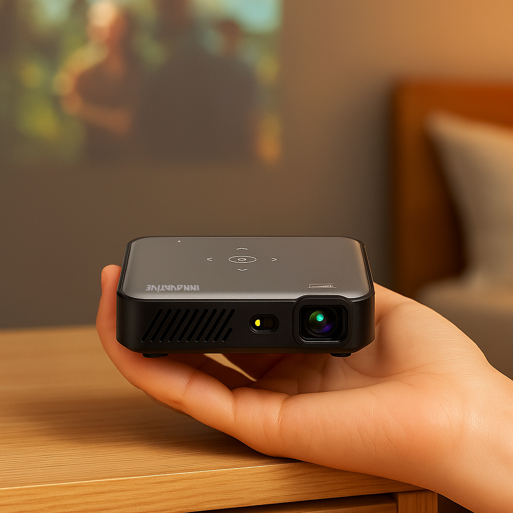 INNOVATIVE K6 Pro AI Smart Mini Projector – Full HD 1080P | Built-In N ...