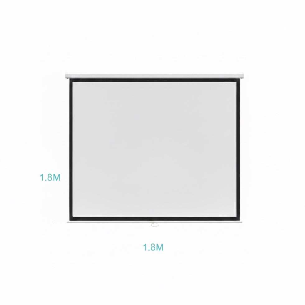Classroom Projector Screen 1.8m x 1.8m – INNOVATIVE Projectors Singapore