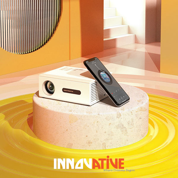 INNOVATIVE ZEN 5 - Movie Projector Palm-sized, Good Audio & Smart ...